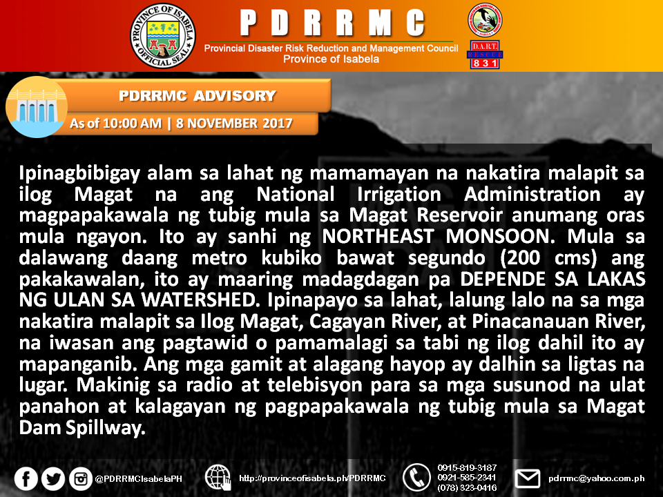 Magat Dam, magpapakawala ng tubig | DZIQ Radyo Inquirer 990AM