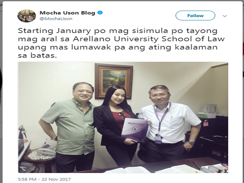 Asec. Mocha Uson, mag-aaral ng abogasya | DZIQ Radyo Inquirer 990AM