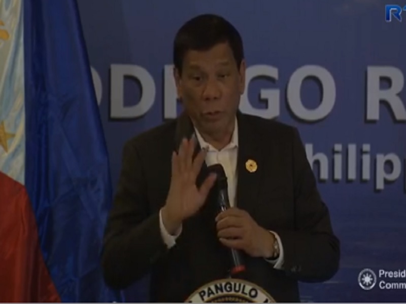 Duterte, sinabing nakasaksak na siya ng tao noong teenager pa lamang ...