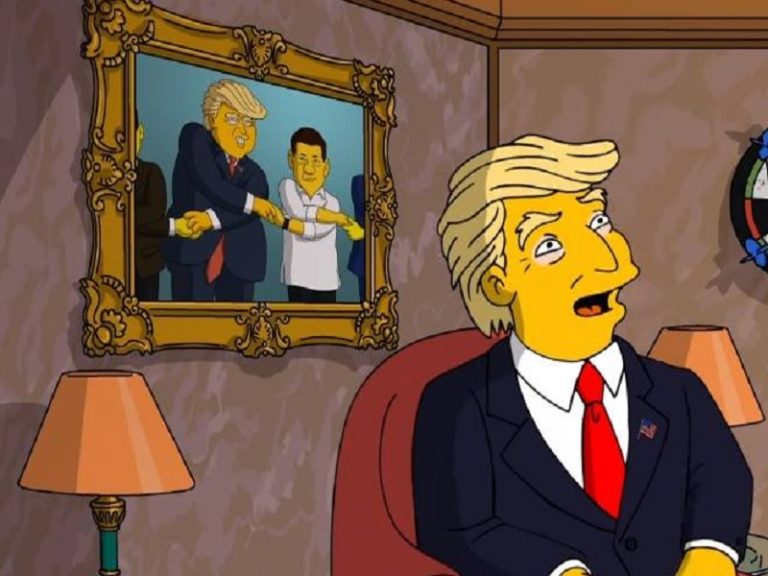 Cartoon version ni Pangulong Duterte sa ‘The Simpsons’, welcome sa ...