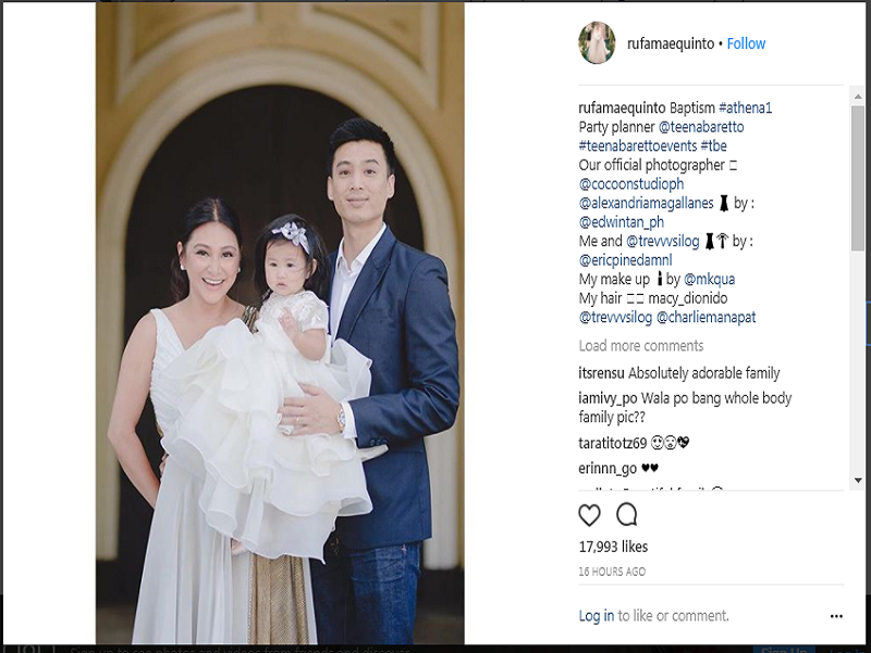 Rufa Mae at asawa, ipinagdiwang ang unang kaarawan at binyag ni Baby ...