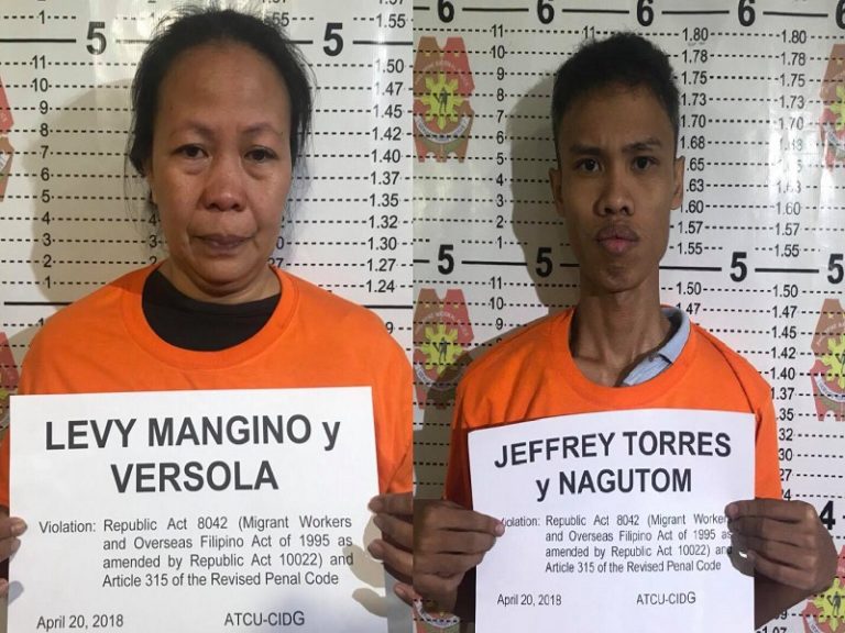 2 hinihinalang illegal recruiter, arestado sa entrapment operation sa ...