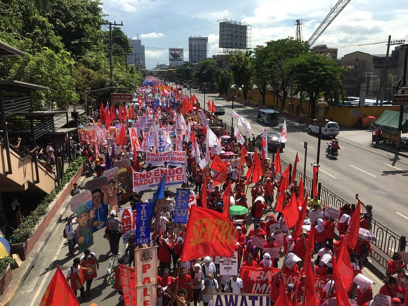 Grupo ng mga manggagawa magkakasa ng malaking kilos protesta sa SONA ng ...