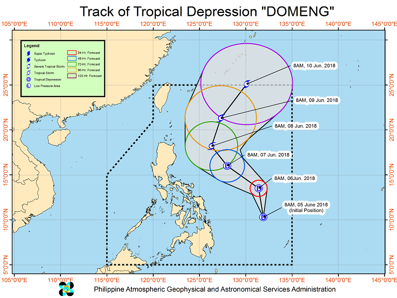 Binabantayang LPA ng PAGASA isa nang bagyo, pinangalanang Domeng | DZIQ ...