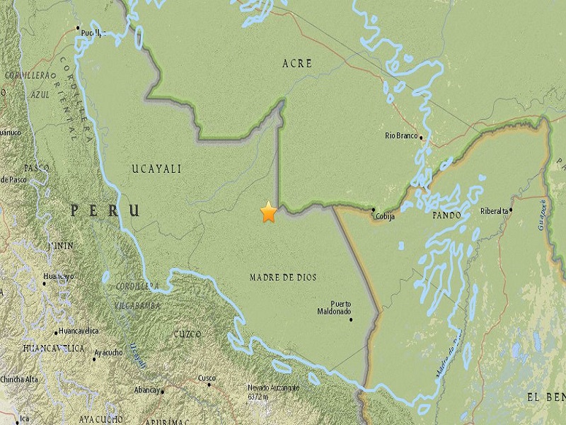 Border ng Peru at Brazil niyanig ng magnitude 7.1 na lindol | DZIQ ...