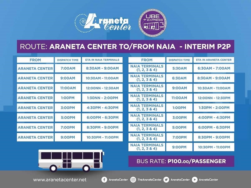 P2P buses na biyaheng Cubao to NAIA umarangkada na | DZIQ Radyo ...