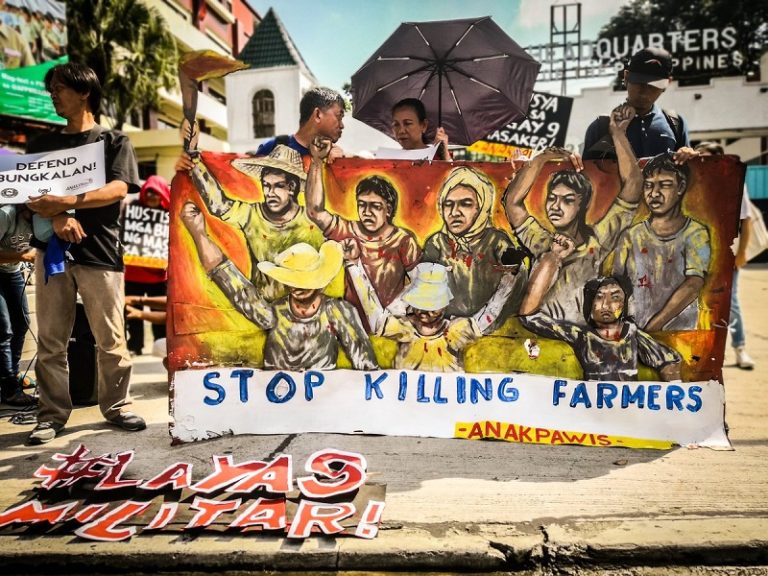 LOOK: Kilos protesta ikinasa bilang pagkondena sa pagpatay sa 9 na ...