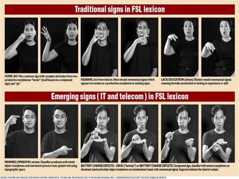 Filipino Sign Language opisyal nang national sign language para sa mga ...