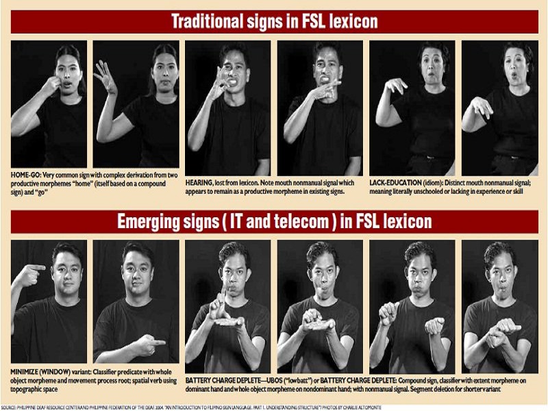 Filipino Sign Language opisyal nang national sign language para sa mga ...