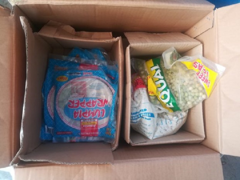 Pambalot ng lumpia laman ng naiwang kahon sa Quezon City | DZIQ Radyo ...