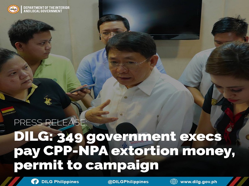 Mga kandidatong nagbabayad ng campaign fee at extortion money sa CPP ...