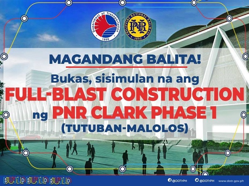 Full-blast construction ng PNR Clark PH-1 aarangkada na bukas | DZIQ ...