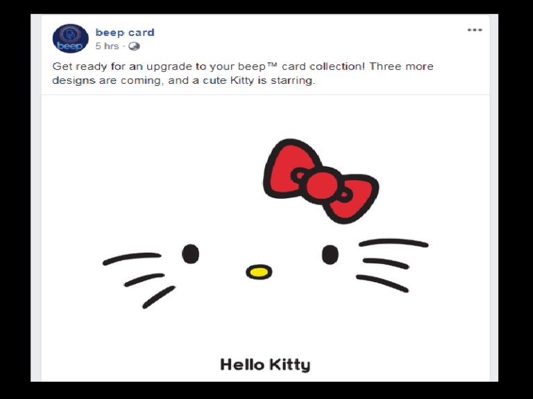 LOOK: Hello Kitty beep cards ilalabas para sa train commuters | DZIQ ...