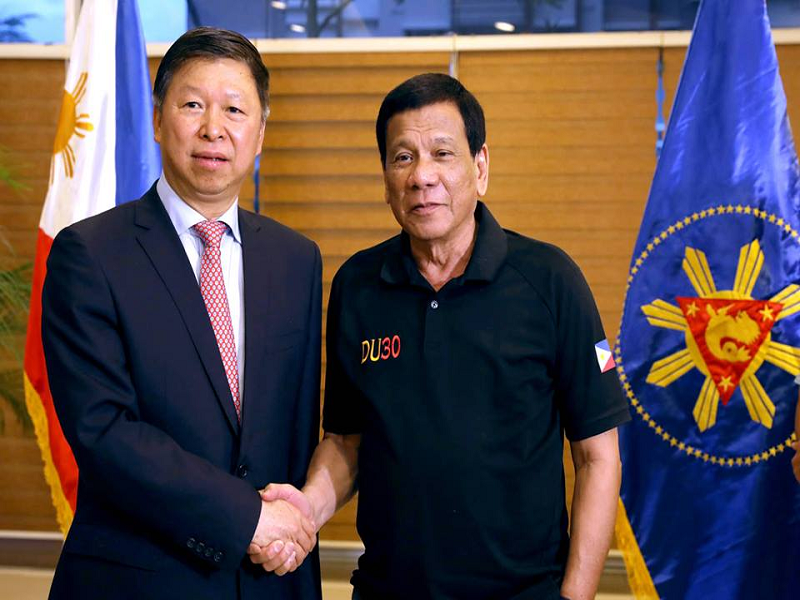 LOOK: Chinese Minister Song Tao nag-courtesy call kay Pangulong Duterte ...
