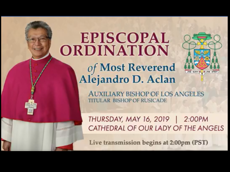 Filipino priest inordinahan bilang obispo sa Los Angeles | DZIQ Radyo ...