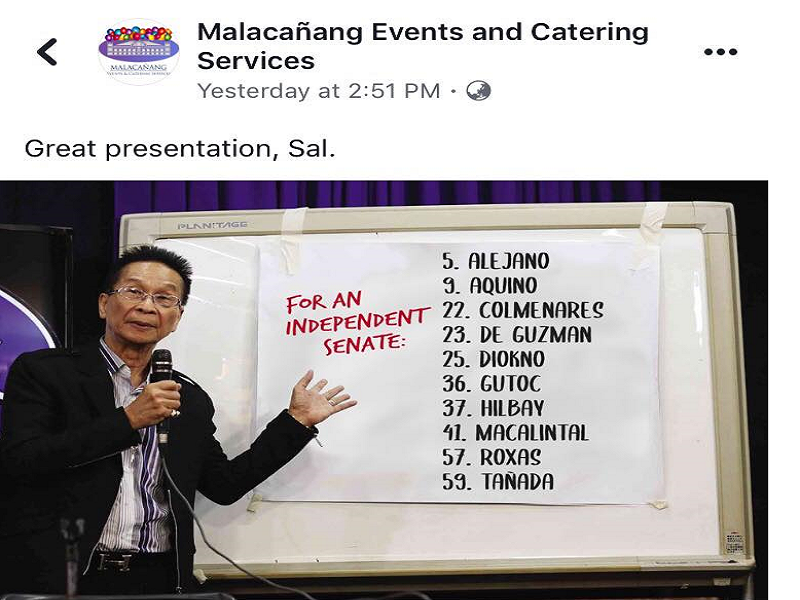Panelo pumalag sa Facebook meme kaugnay sa bagong matrix ng oust ...