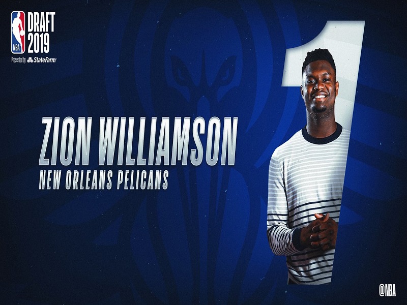 Zion Williamson number 1 sa NBA draft; napunta sa koponan ng New ...