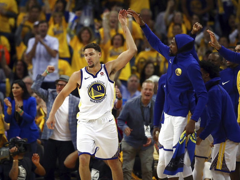 Warriors planong alukin ng maximum contracts sina Thompson at Durant ...