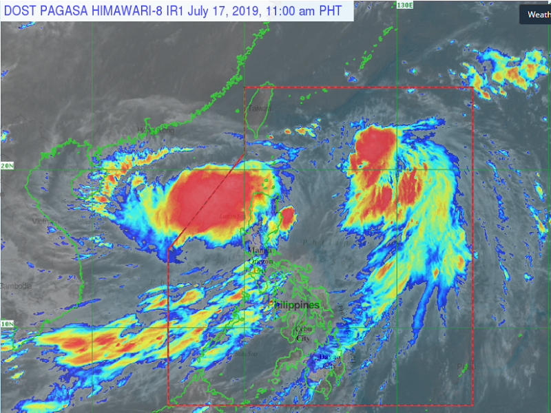 Mga lugar na nakasailalim sa storm warning signals dahil sa bagyong ...