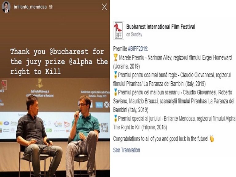 Batikang direktor na si Brillante Mendoza nanalo ng Special Jury Prize ...