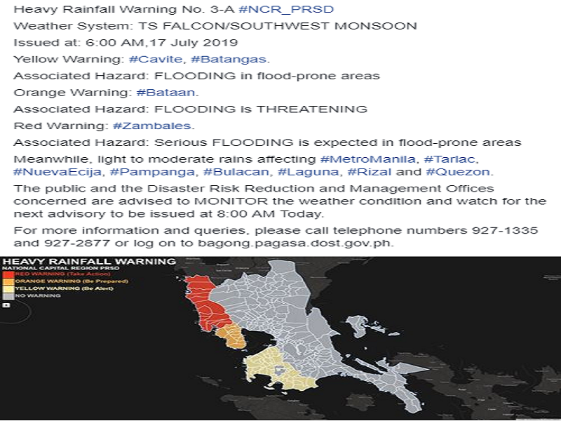 Red warning itinaas ng PAGASA sa Zambales dahil sa patuloy na pag-ulan | DZIQ Radyo Inquirer 990AM