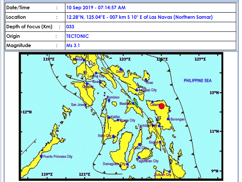 Las Navas, Northern Samar niyanig ng lindol | DZIQ Radyo Inquirer 990AM