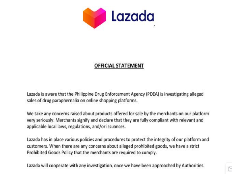 PDEA: Drug paraphernalia ibinebenta sa Lazada | DZIQ Radyo Inquirer 990AM