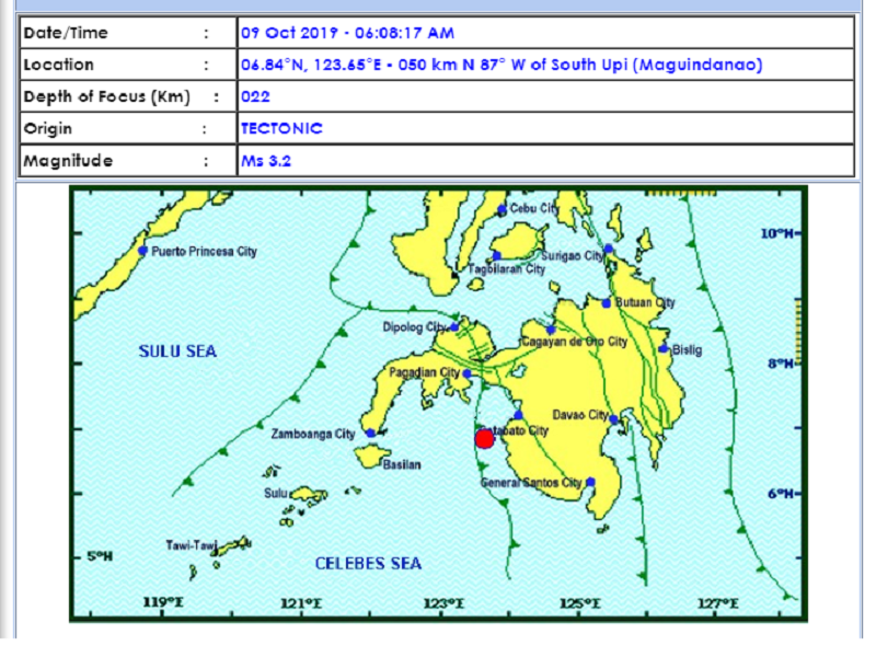 South Upi, Maguindanao niyanig ng lindol | DZIQ Radyo Inquirer 990AM