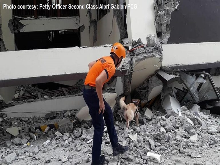 LOOK: K9 dogs ng PCG tumutulong sa search and rescue operation sa ...