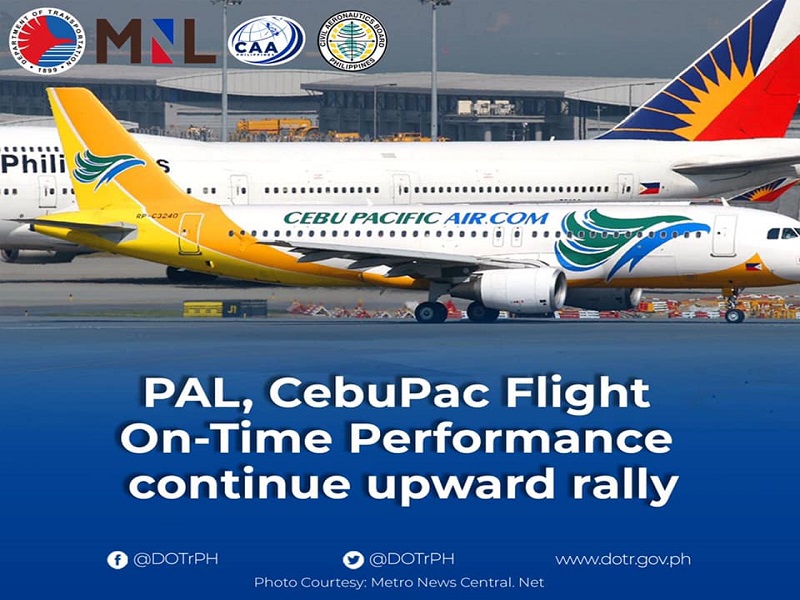 Flight delays ng PAL at CebuPac nababawasan na - DOTr | DZIQ Radyo ...