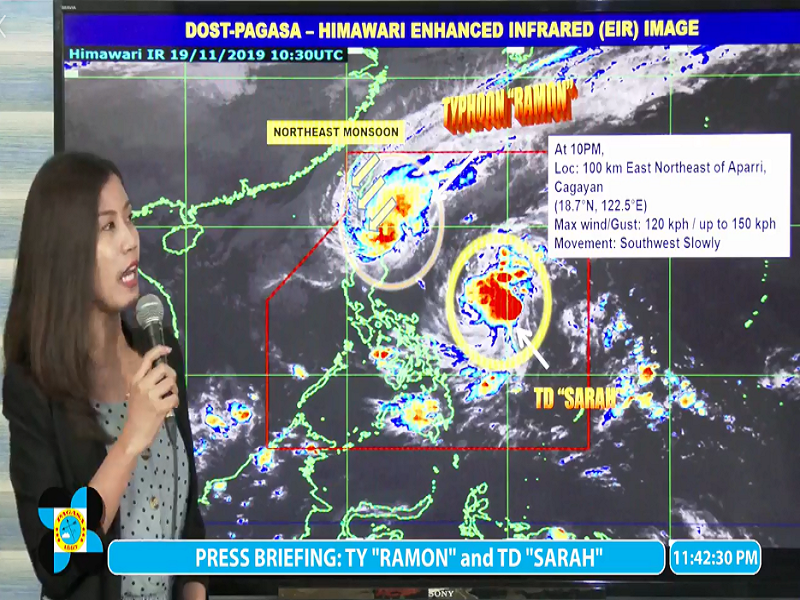 Bagyong #RamonPH tatama na anumang oras sa Santa Ana, Cagayan o Calayan ...
