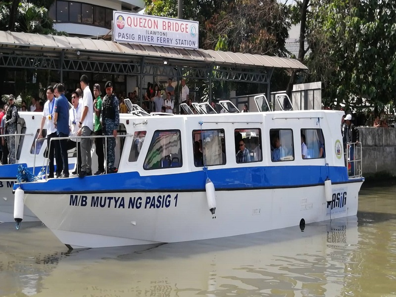 LOOK: Re-launching sa Pasig River Ferry System | DZIQ Radyo Inquirer 990AM
