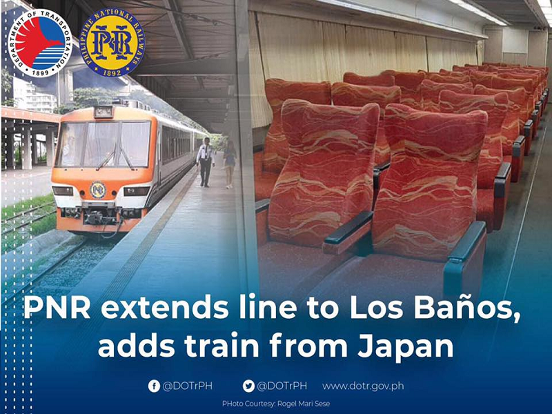 Japan-made train na may rotating seats at banyo bumabiyahe na sa PNR ...