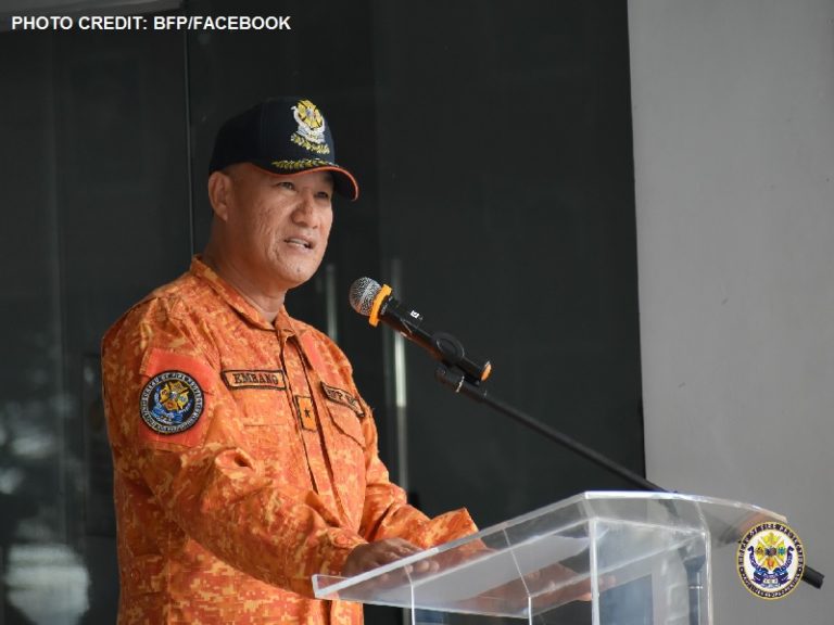 BFP chief Jose Embang, itinaas ang ranggo; Ginawang permanenteng pinuno ...