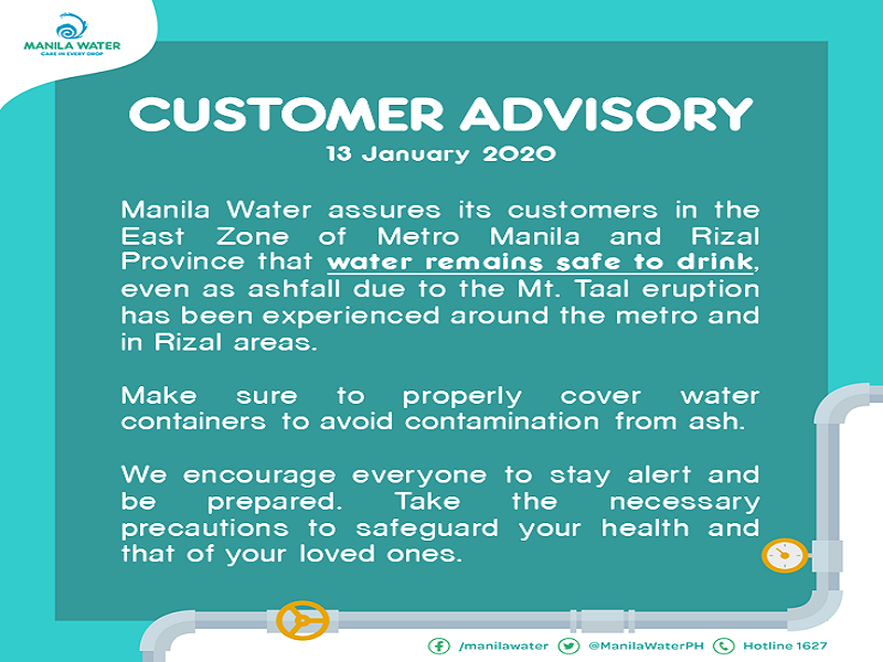 Tubig sa East Zone ng Metro Manila at Rizal nananatiling ligtas inumin ...