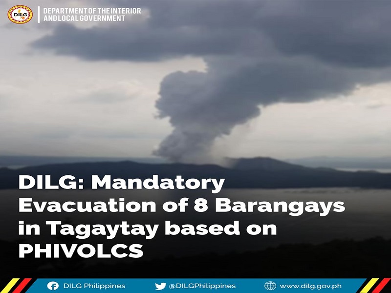 Mandatory evacuation sa walong barangay sa Tagaytay City umiiral pa rin ... Mandatory evacuation sa walong barangay sa Tagaytay City umiiral pa rin ...