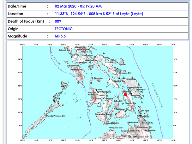 Capoocan, leyte niyanig ng magnitude 5.5 na lindol | DZIQ Radyo ... Capoocan, leyte niyanig ng magnitude 5.5 na lindol | DZIQ Radyo ...