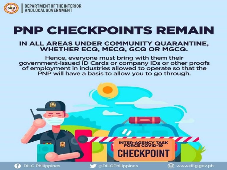 PNP checkpoints mananatili ayon sa DILG | DZIQ Radyo Inquirer 990AM PNP checkpoints mananatili ayon sa DILG | DZIQ Radyo Inquirer 990AM
