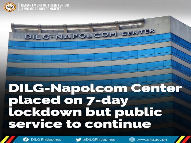 DILG-Napolcom Building sa QC isinailalim sa lockdown | DZIQ Radyo ...