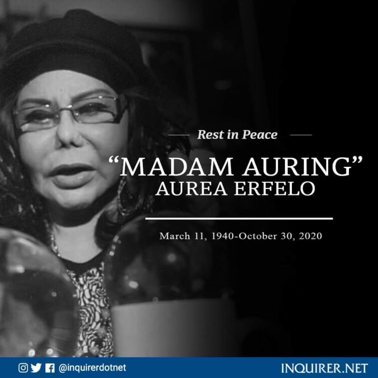 Celebrity fortune-teller na si Madam Auring pumanaw na sa edad na 80 ...