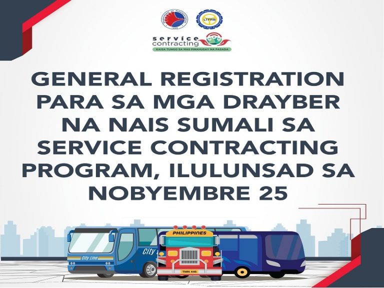 Pagpaparehistro para sa Service Contracting Program ng LTFRB simula na ...