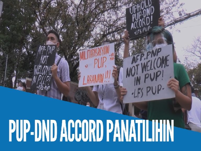 WATCH: Mga estudyante ng PUP, nag-rally | DZIQ Radyo Inquirer 990AM