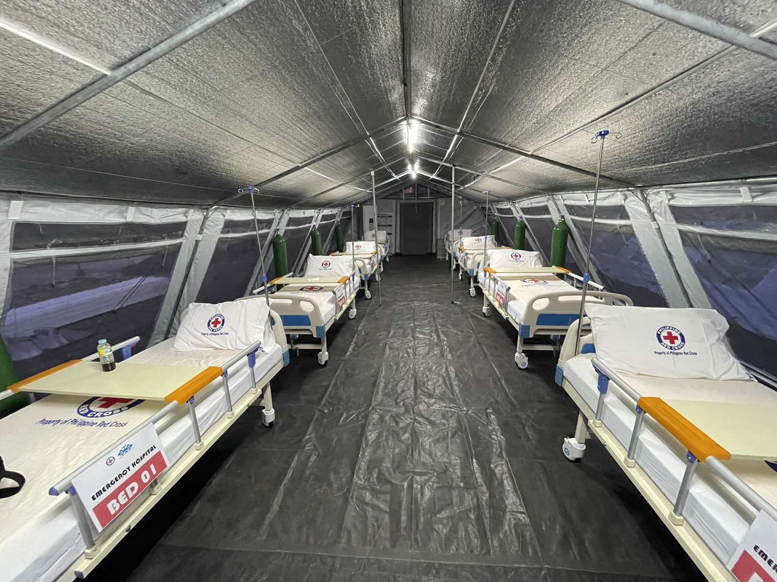 Philippine Red Cross, nagbubukas ng emergency field hospitals sa Lung ...