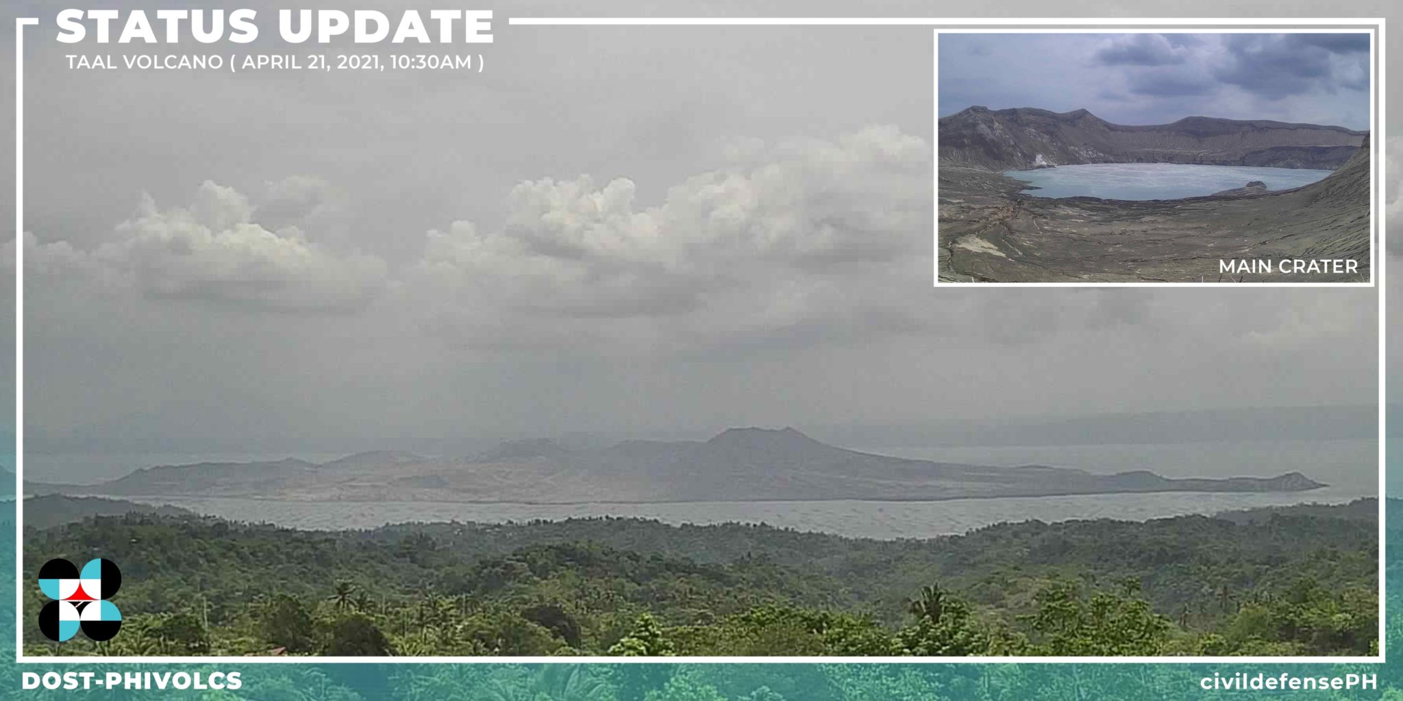 9 volcanic earthquake naitala sa Bulkang Taal; Alert level 2 nakataas pa rin | DZIQ Radyo ...