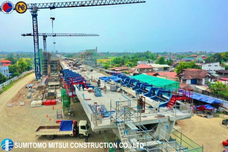 Konstruksyon ng PNR Clark Phase 1, 45.82 porsyento nang tapos | DZIQ ...