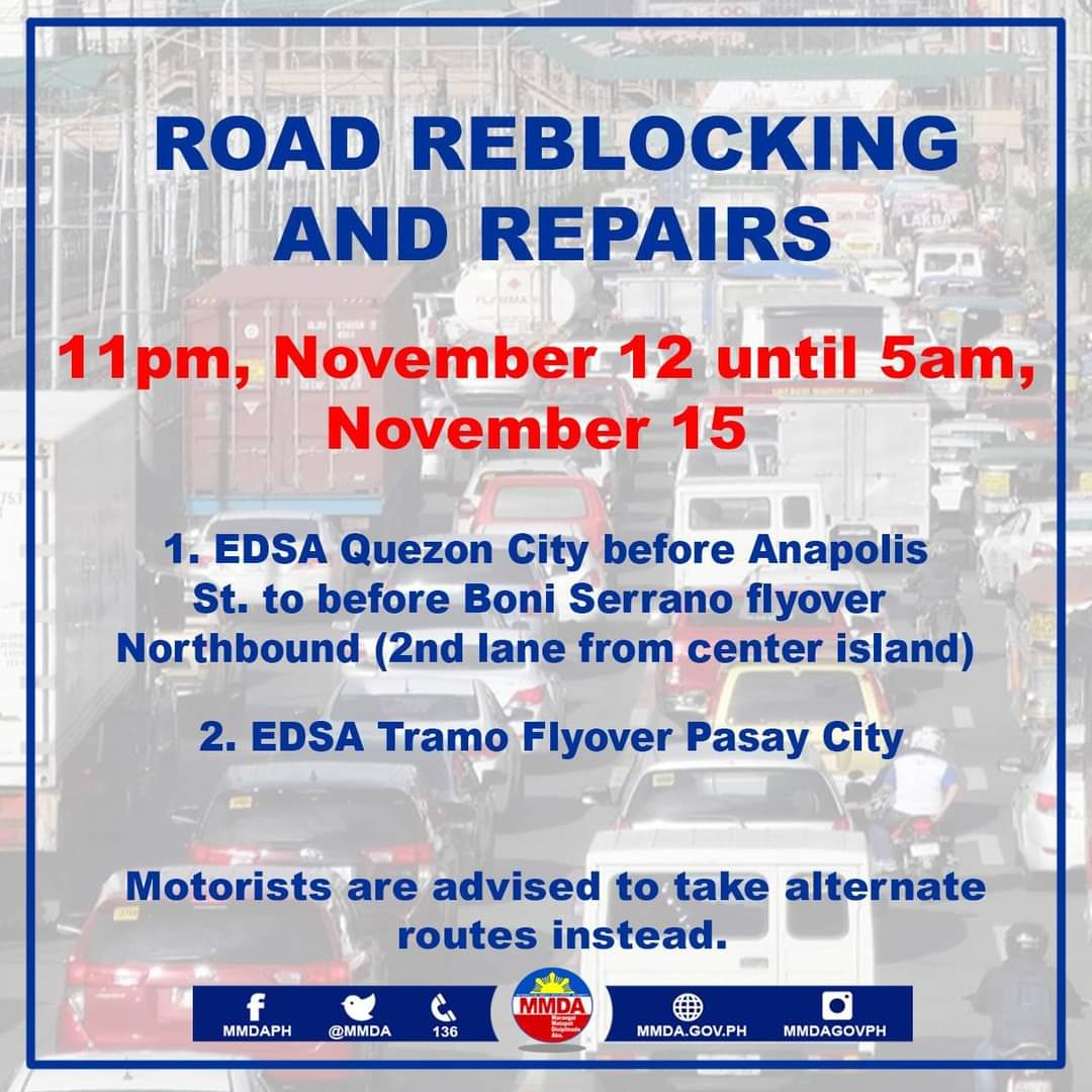 Weekend road repair, itutuloy ng DPWH sa EDSA | DZIQ Radyo Inquirer 990AM Weekend road repair, itutuloy ng DPWH sa EDSA | DZIQ Radyo Inquirer 990AM