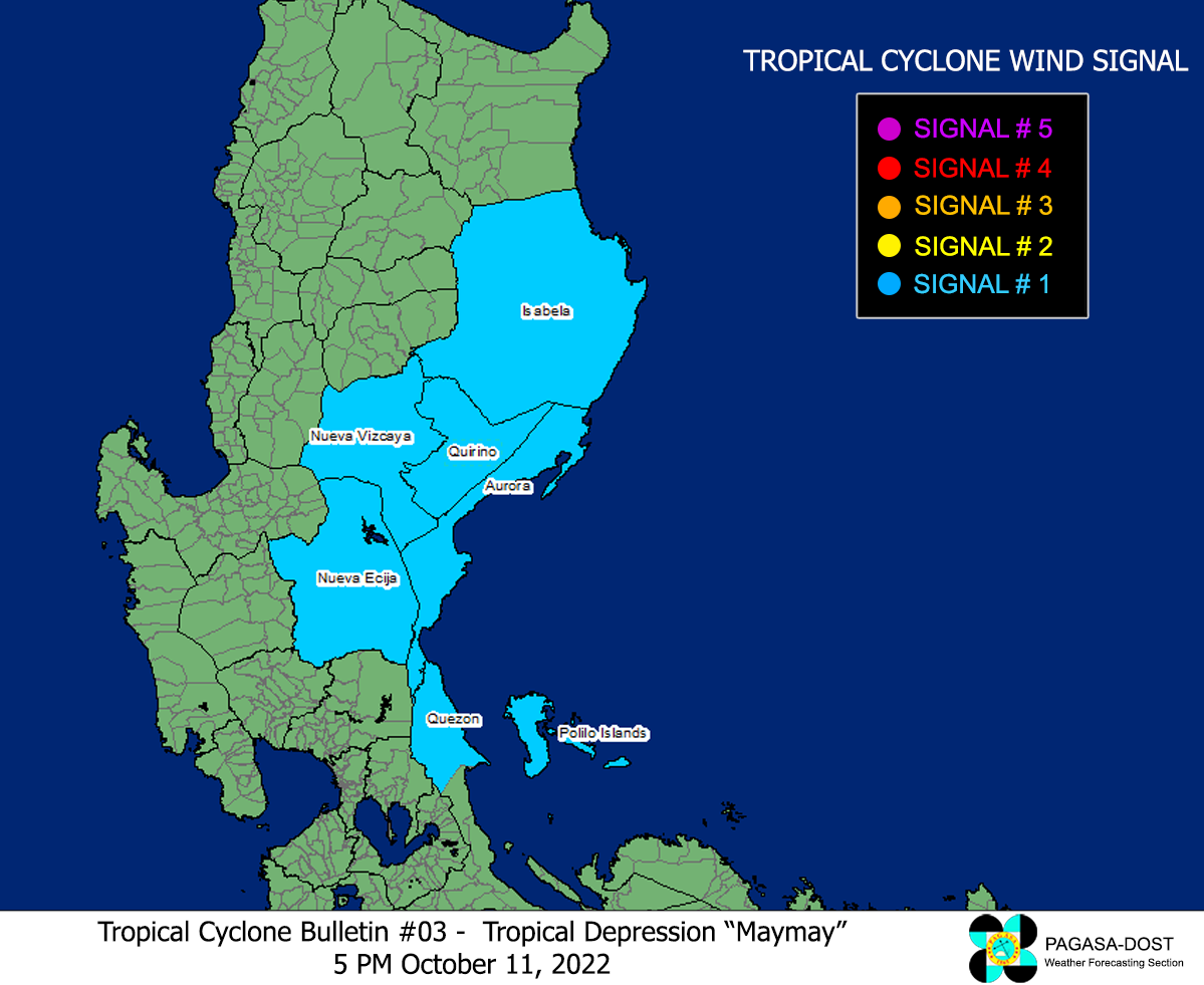 Central Luzon tinutumbok ng bagyong Maymay | DZIQ Radyo Inquirer 990AM