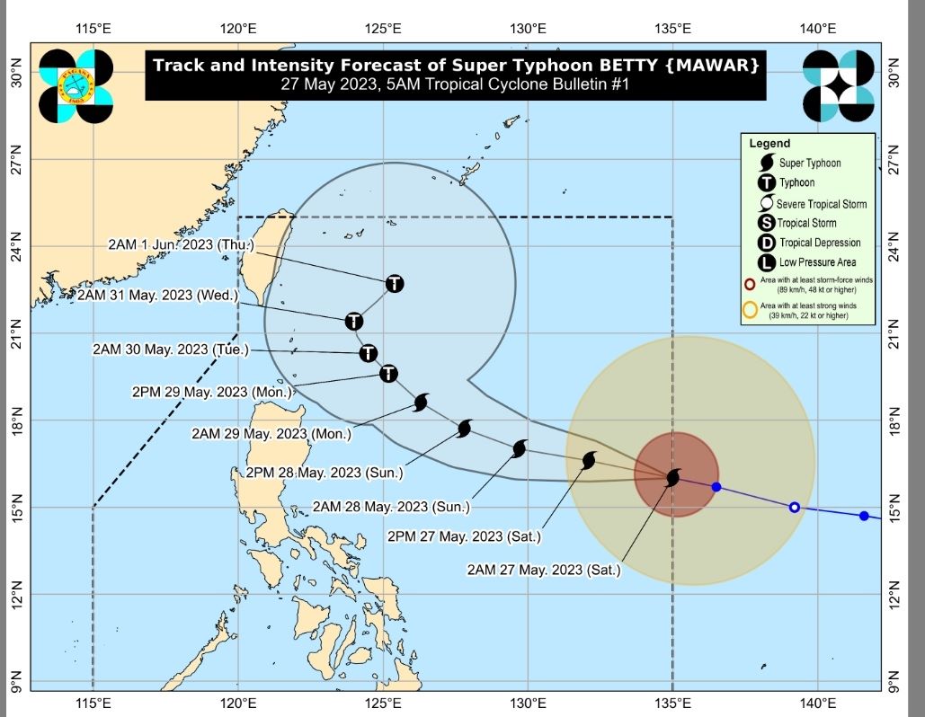 Super typhoon Mawar, pumasok na sa Pilipinas | DZIQ Radyo Inquirer 990AM