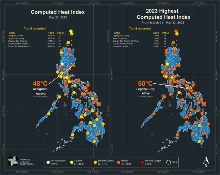 Casiguran nakaranas ng 48 degrees Celsius heat index ngayon araw | DZIQ ...