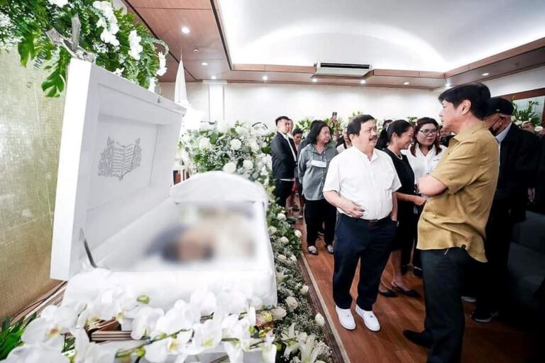 Pangulong Marcos dumalaw sa burol ni DMW Secretary Susan Ople | DZIQ ...